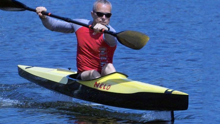 Hydrofoil Kayak - Flyak - Human Powered Hydrofoil