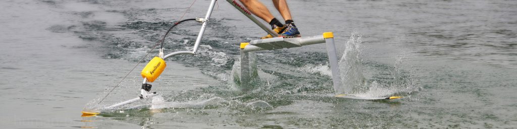 Human Powered Hydrofoil - Human Power and Ingenuity